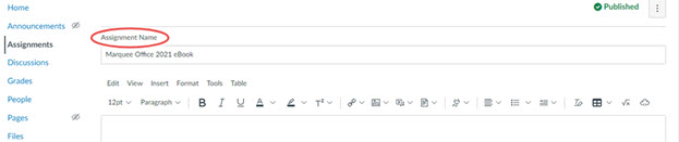 Canvas Force Assignment to Open in New Tab | Kendall Hunt Support Portal